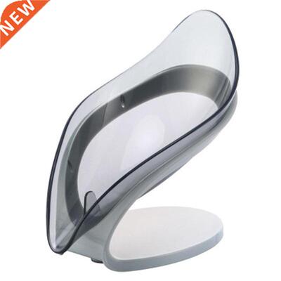 Leaf S Bathroom Soap Holder Self-adhesve Soap Box Dran