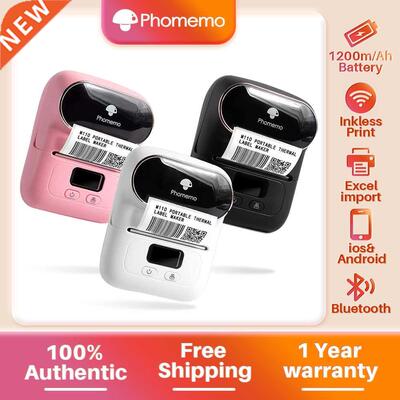 Phomemo M110 Self-dhesive Lbel Mker Mini Printer Wireless