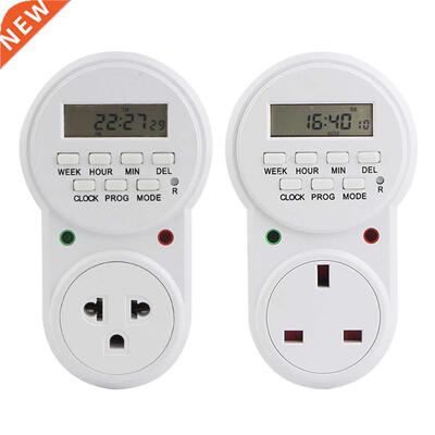 EU /US Plug Power Socket Timer Switch Energy Saving Adjustab