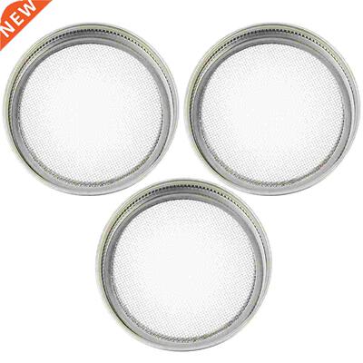 3 Pcs Sprouting Jar Lids Strainer Screen for Canning Jar