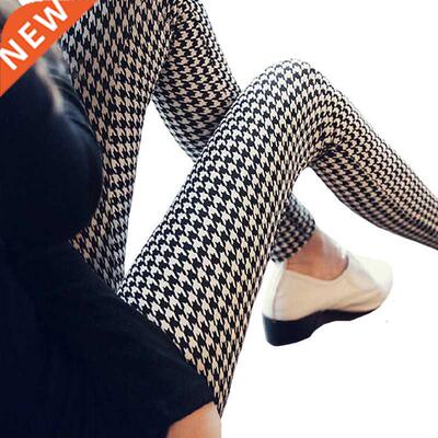 Graffiti Leggings Floral Patterned Print Leggins For Women L