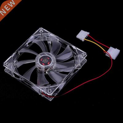Computer Fan Sleeve earing Technology Fans 4 LED lue for