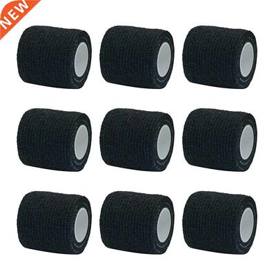 1/6/10Pcs Black Sport Self Adhesve Elastc Bandage Wrap Tap