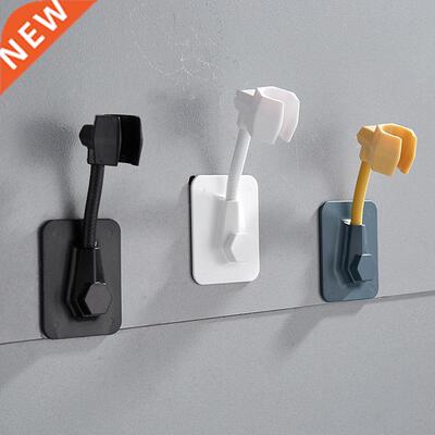 Plastic Wall Gel Mounted Shower Head Stand Bracket Holder Ha