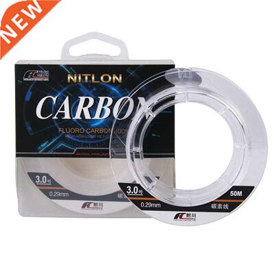50m/100m 100% Fluorocarbon Fishing Line Monofilament Sink Ca