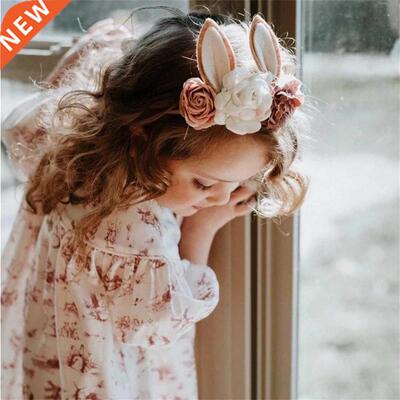 Lovely Baby Girls Easter Day Headband Rabbit Ear Newborn Pho