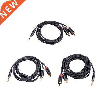RCA Cable HiFi Stereo 2RCA to 3.5mm Audio Cable AUX Jack 3.5