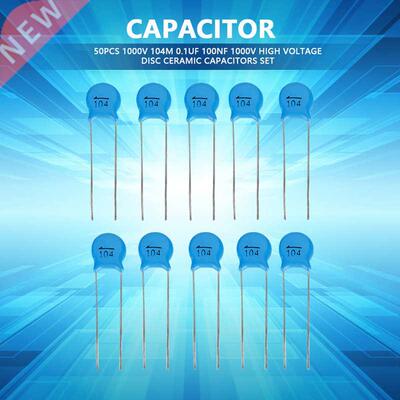 Contator 50Pcs 1000V 104M 0.1uF 100nF 1000V High Voltage Dis