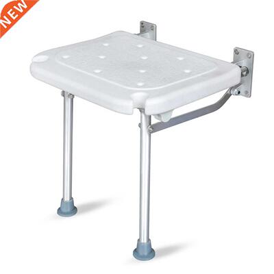 Folding Shower Bench Wll Mounted Flip-up Bth Set Screw-in
