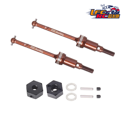KYX RC模型车 Arrma 1/14 有刷小莫哈维CVD 工具钢 前后传动轴