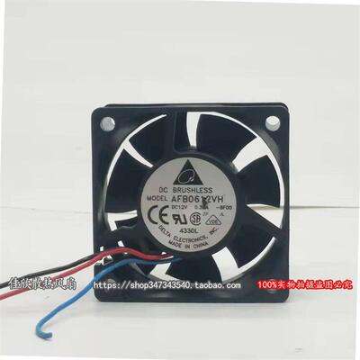 议价6CM602512V0.30AAFB0612VH-R00三线双滚珠机箱电源风扇