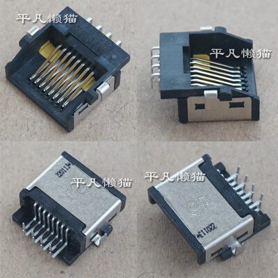 适用 戴尔 Latitude 3420 E3420 3440 网卡接口 半边网线接口