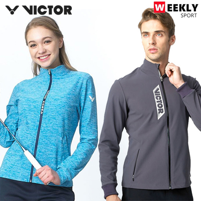 VICTOR羽毛球服男女长袖外套长裤