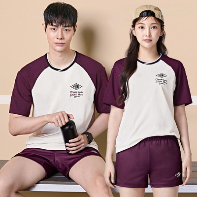 2025秋冬新品PGNC韩国佩极酷羽毛球服男女同款半速干短袖T恤运动