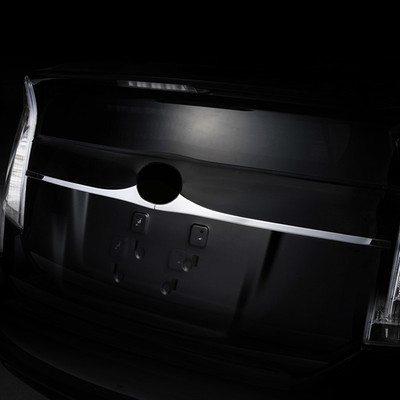 适用普锐斯30尾门车标拉手改装PRIUS30後期不锈钢尾门车标饰条