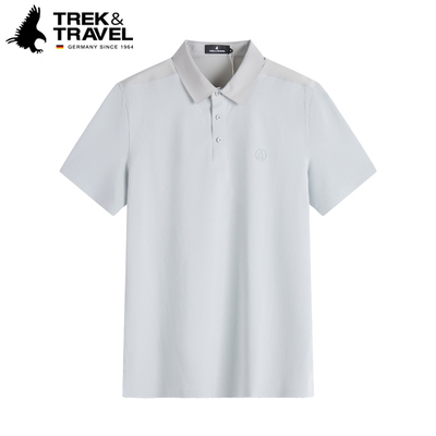 TREKTRAVEL德国飞鹰短袖Polo衫男