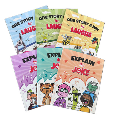 英文原版 Explain the Joke & One Story a Day for Laughs 每日一笑 儿童趣味阅读读物