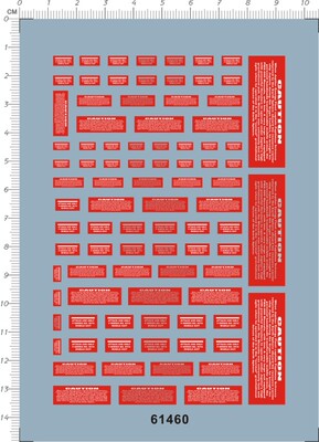 61460-  caution danger 警告警示危险标语gd水贴2