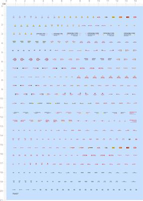 76457整版水贴1/100敢达高达通用危险标识警告示caution MG 2312