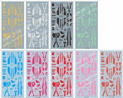 61027-B1601/2 MG Z3 MSZ-006-3 Zeta Z-3 gd水贴 定做订做定制2