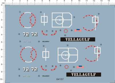 64157-A4217 整版1/72 vella 石油 CG-72 vella石油 船模水贴现货