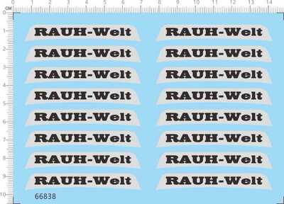 66838整版胶1/18保时捷RWB rauh-welt挡风玻璃贴车模剪纸水贴纸