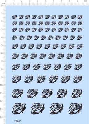 75815整版电镀银眼镜蛇模型水