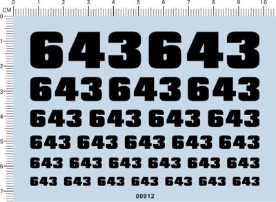 00912-A5313 变形-643 模型车水贴纸1