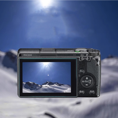 适用于理光贴膜屏幕保护膜RicohGRII相机膜屏幕膜GRD4钢化膜