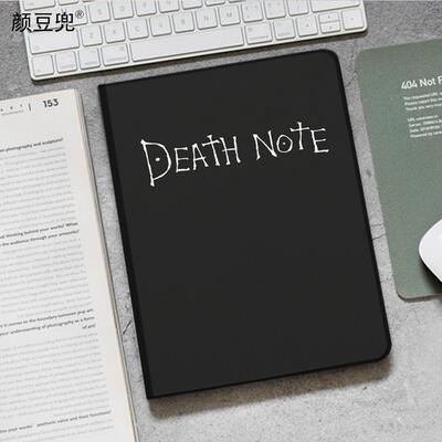 Death Note死亡笔记L同款 三星 S7 FE 12.4寸适用S7/S8 11寸S9 Plus保护套S6lite蚕丝纹 保护套T510/T515 A7