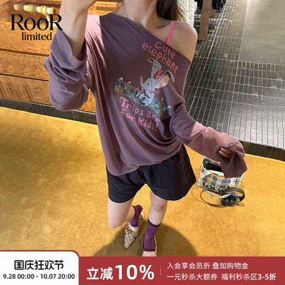 SELALAGU混纺荡领针织衫