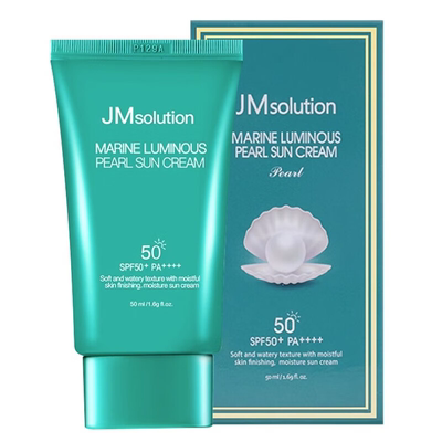 韩国JM solution珍珠防晒霜乳液男女清爽不油腻隔离防紫外线spf50