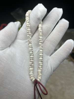 星月菩提原生态手工雕刻蒜瓣手机链手持手串单圈