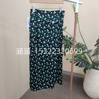 如缤RUBIN2025春正品显瘦碎花半身中裙6A13Q68782-599