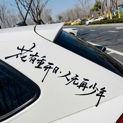 灿盛PVC任意个性汽车贴汽车贴