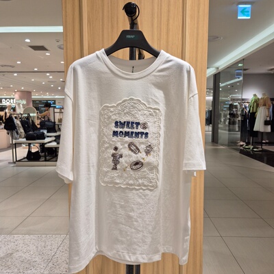 COTA 韩国代购 BENETTON 2026夏 时尚T恤 BATS47-631 6E04