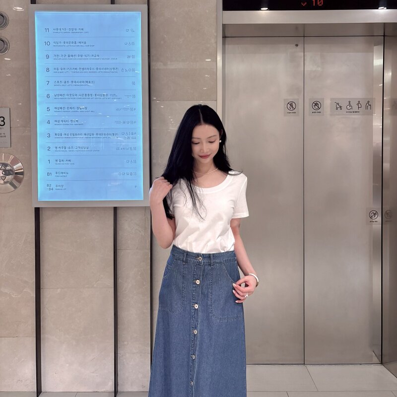 COTA 韩国代购 BENETTON 2026夏 百搭T恤 BATS44-631 6F01