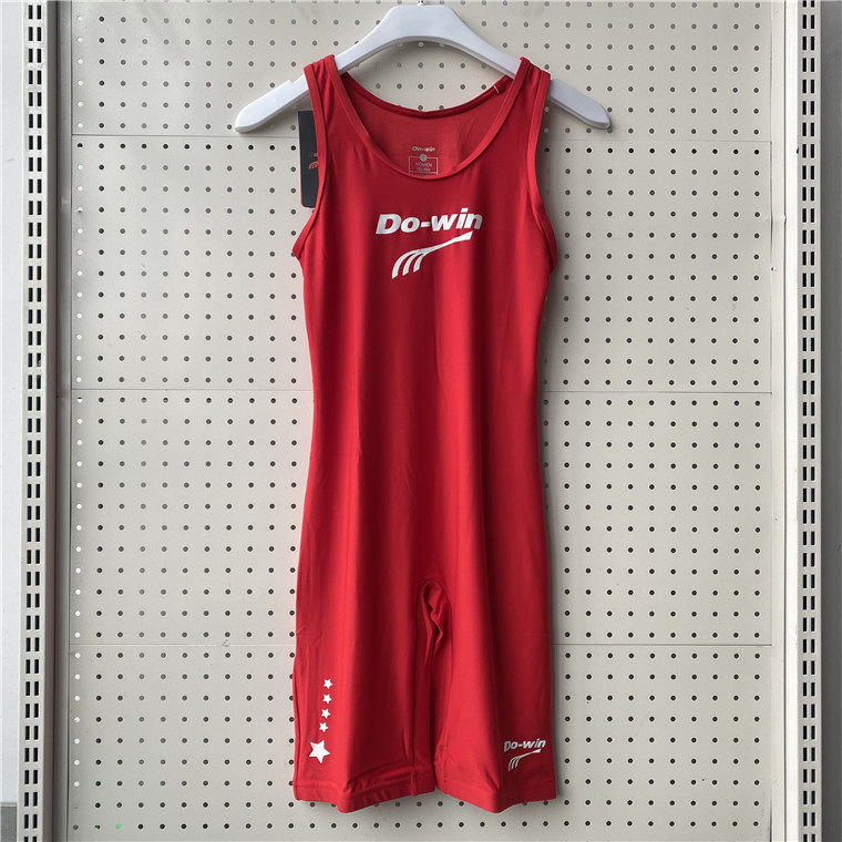 多威Do-win一体式健身衣女款田径训练摔跤比赛连体服86401-2B