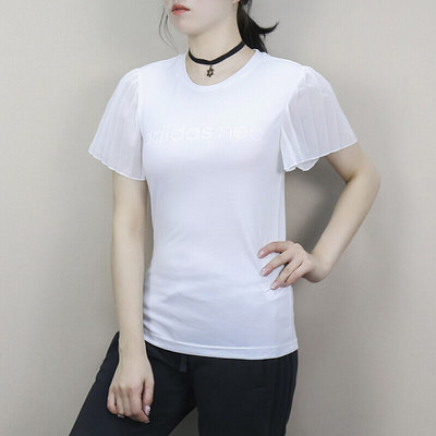 阿迪达斯短袖女款透气T恤
