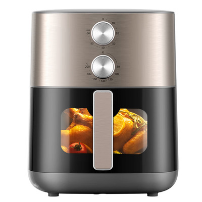 美的空气炸锅上下双热源6.5L大容量可视窗金属内腔电烤箱KZE6559