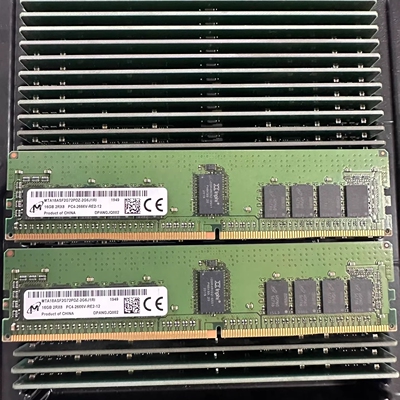 原厂镁光 16G 2RX8 PC4-2666V ECC MTA18ASF2G72PDZ-2G6B1内存
