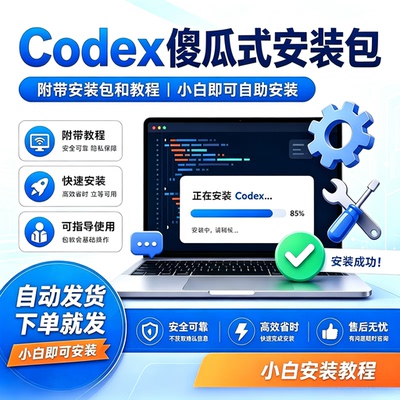 codex安装包傻瓜式带教程2026新版win/mac支持