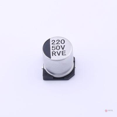 原装RVE1H221M1010全新贴片铝电解电容 20% - 50V