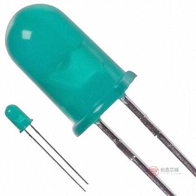 原装正品HLMP-3680全新LED GREEN DIFFUSED T-1 3/4 T/H