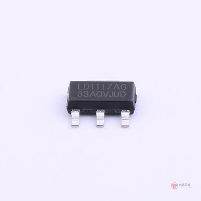 原装LD1117-3.3全新Vin=18V Vout=3.3V 1A 60dB@(1