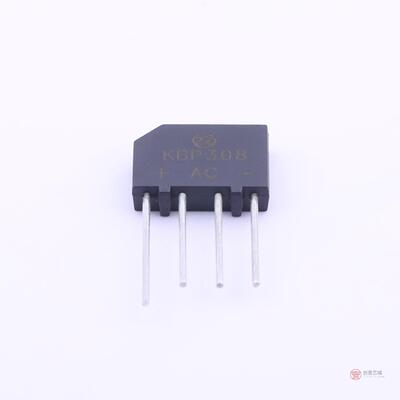 原装正品KBP308(60MIL)全新800V 3A