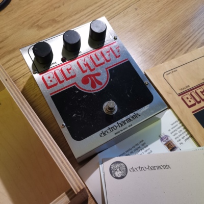 现货绝版美产木盒ehx-bigmuff 失真单块效果器
