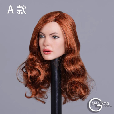 现货 GACTOYS 1/6 兵人女头雕模型 GC031 欧美性感表情女头雕模型