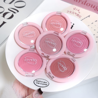 MYHO新款纯欲氛围感腮红低饱和膨