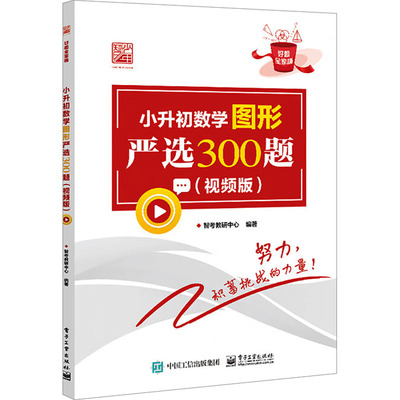 小升初数学图形严选300题(视频版) 智考教研中心 编 小学教辅文教 新华书店正版图书籍 电子工业出版社
